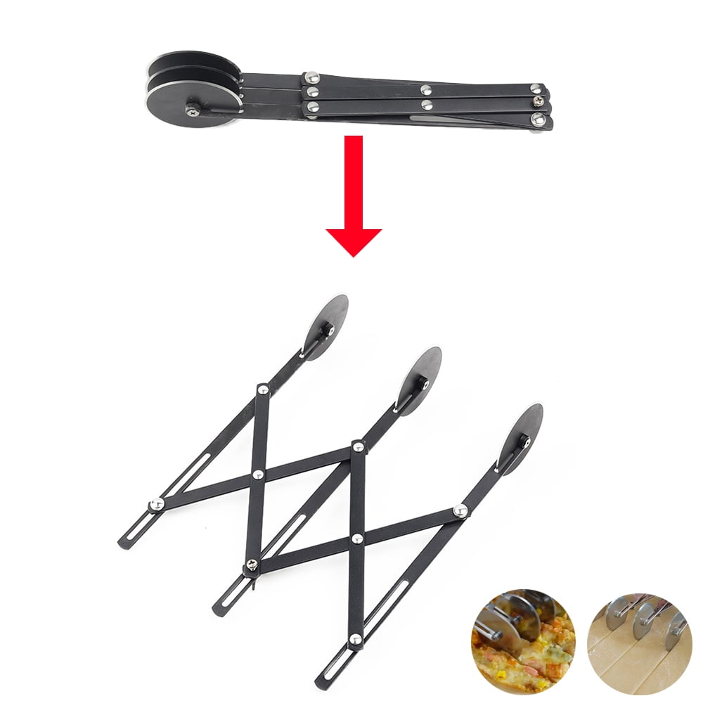 Pizza Cutter 3/5/7 Wheels Adjustable Dough Divider Pizza Paste Bread ...