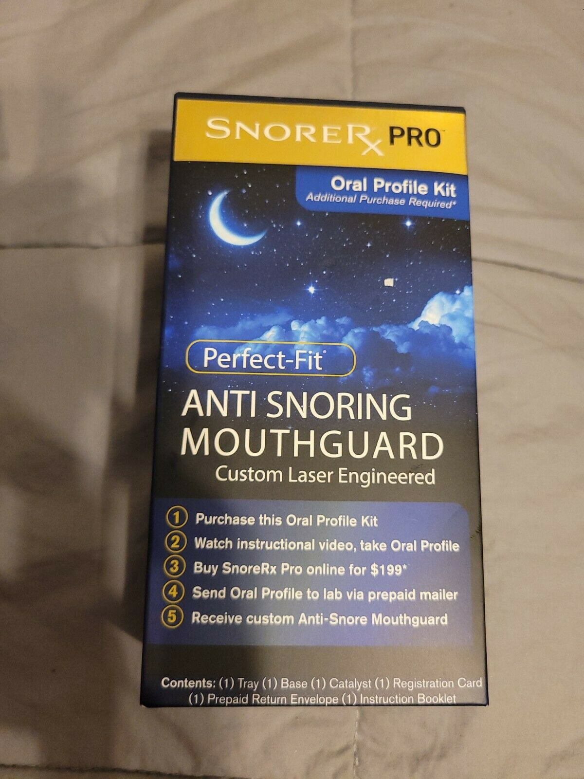 SnoreRx Pro Oral Profile Kit -Perfect-Fit Anti-Snoring Mouthguard ...
