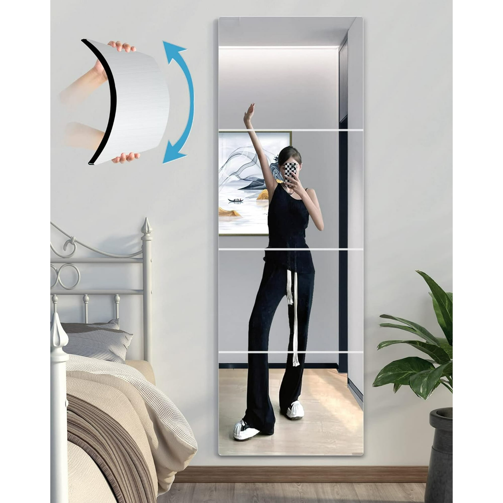Click here for Gfdyree Unbreakable Full Length Wall Mirror Cheap... prices