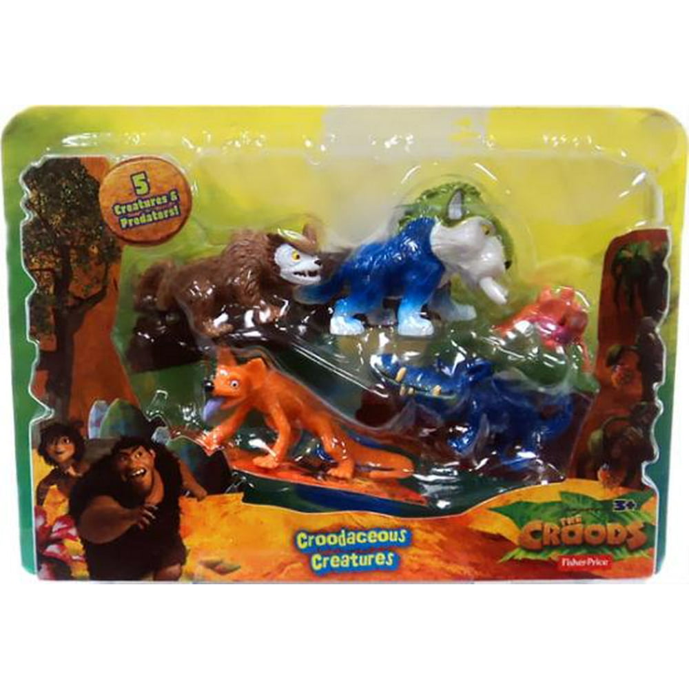 The Croods Croodaceous Creatures Figure 5-Pack - Walmart.com - Walmart.com