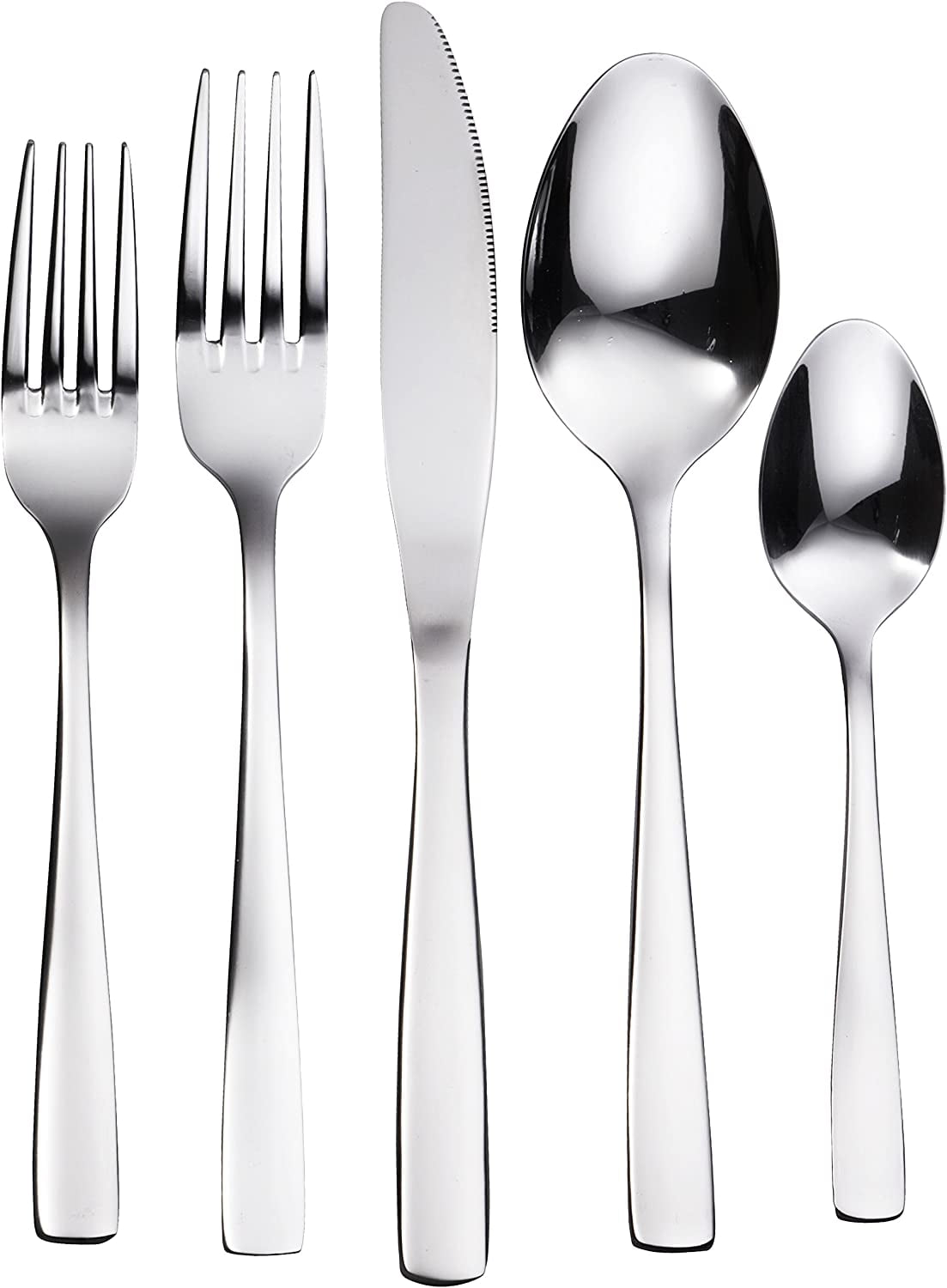 bruntmor, the everyday silverware 20 piece flatware cutlery set ...