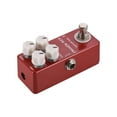 MOSKY CRUNCH RED Distortion Guitar Effect Pedal Full Metal Shell True ...