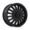20x8.25 Fuel Off-Road D868 Arc Black Milled DUALLY REAR Wheel 8x6.5 ...