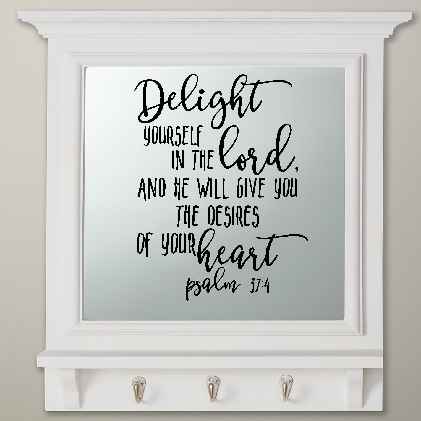 Decal ~ Scripture: Delight yourself in the Lord: Psalm 37:4 Wall Decal ...