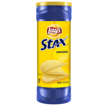 Lay's Stax Mesquite Barbecue Flavored Potato Crisps, Crunchy Snacks ...