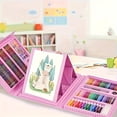 Art Supplies Set with 228 Pieces and Folding Easel, Kids Drawing Kit in ...