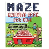 Mazes for Kids 8-12: Fun and Challenging Brain Teaser Logic Puzzles ...
