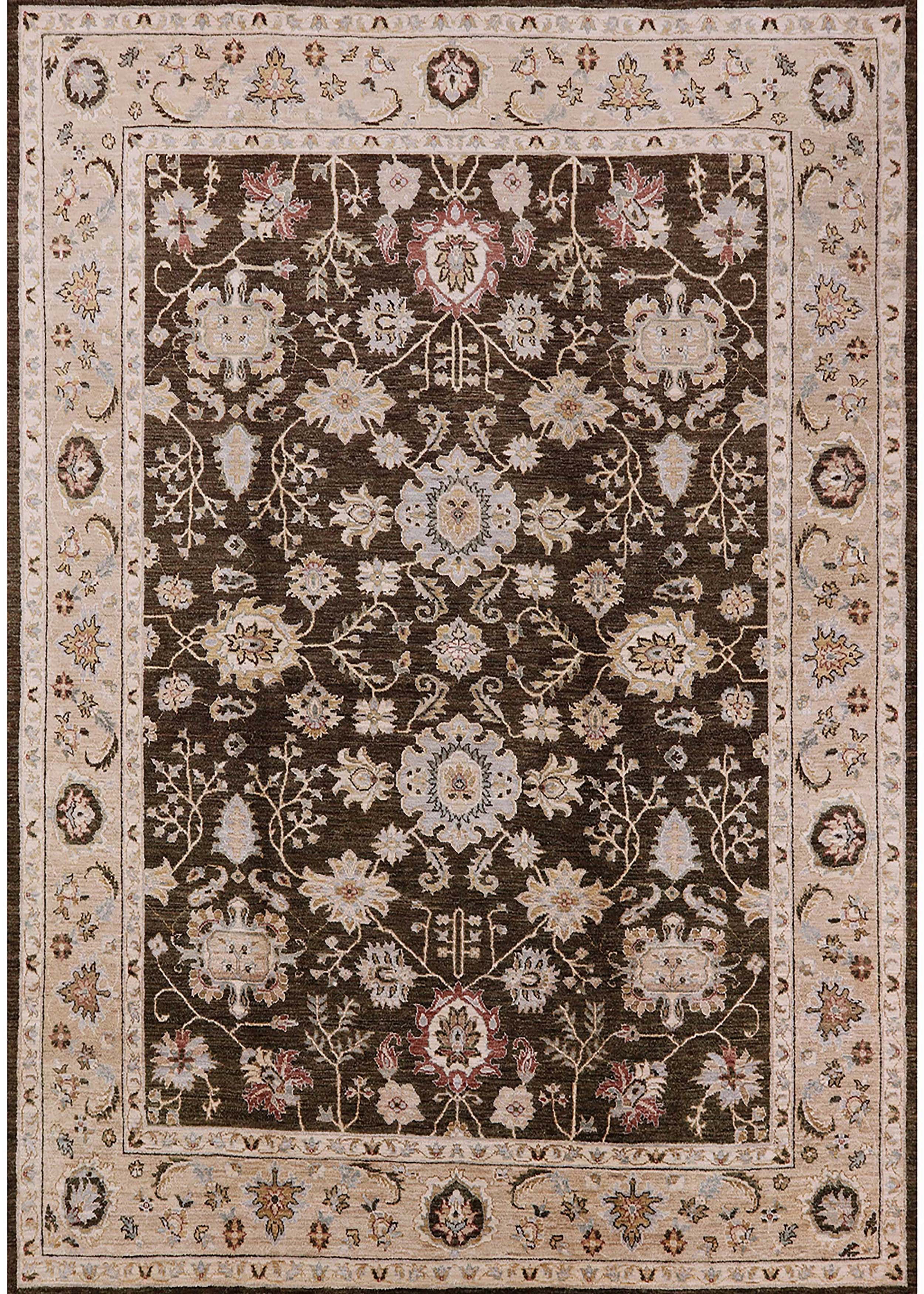 Ahgly Company Indoor Rectangle Mid-Century Modern Reddish Brown ...