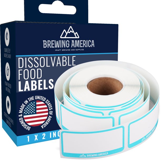 Dissolvable Food Labels for Food Containers – Glass, Plastic/Metal ...