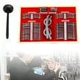 104Pcs Optical Lens Optometry Rim Kit Set w/ Free Optometry Test Trial ...