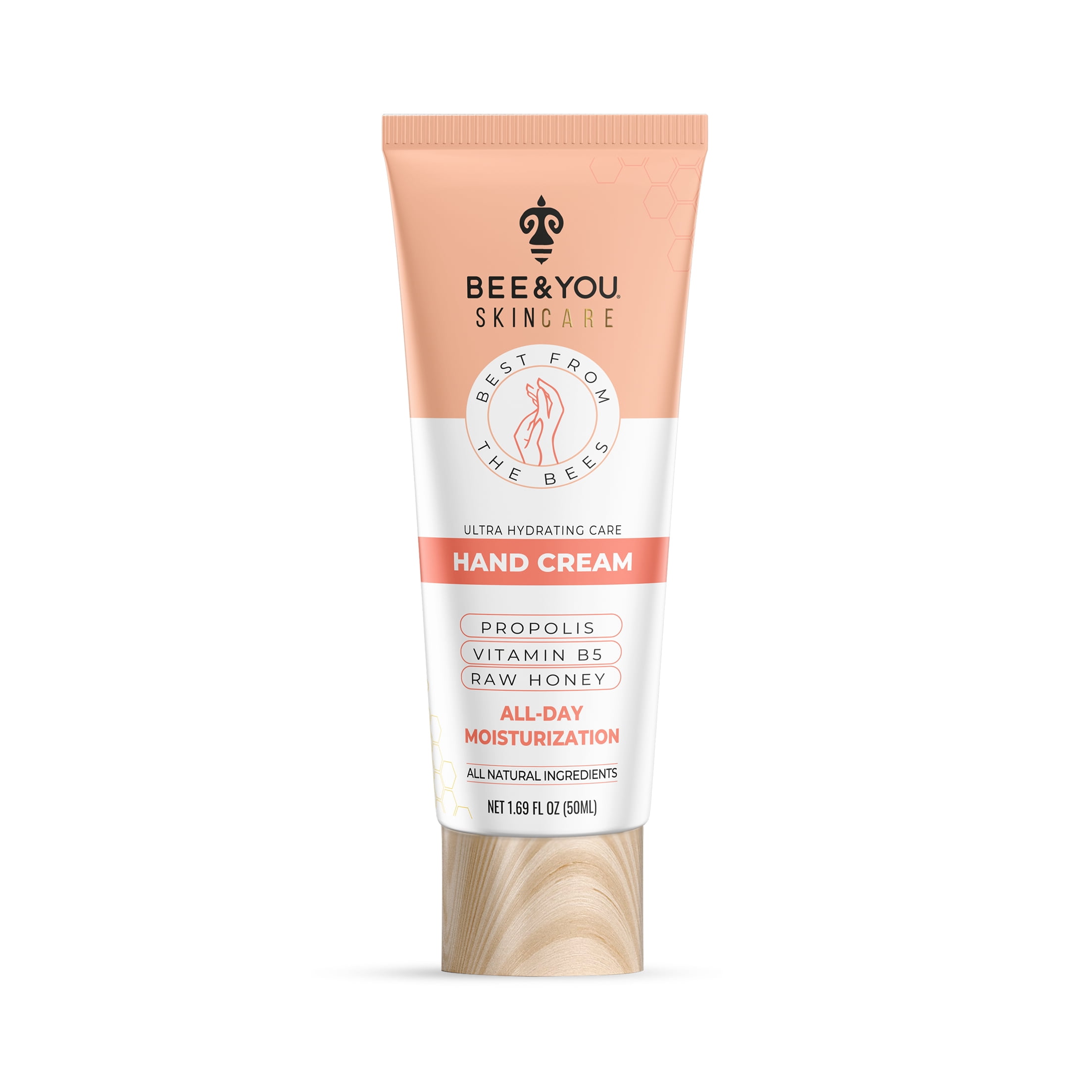 BEE and YOU Ultra Hydrating Natural Hand Cream, Fast Absorbing & Extra ...