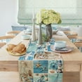 Coastal Table Runner, Summer Table Runner, beach Linen Table Runners ...