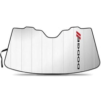 Dodge Universal Fit Sunshade with R/T Classic Logo, 54"x 27.5" Enforced ...