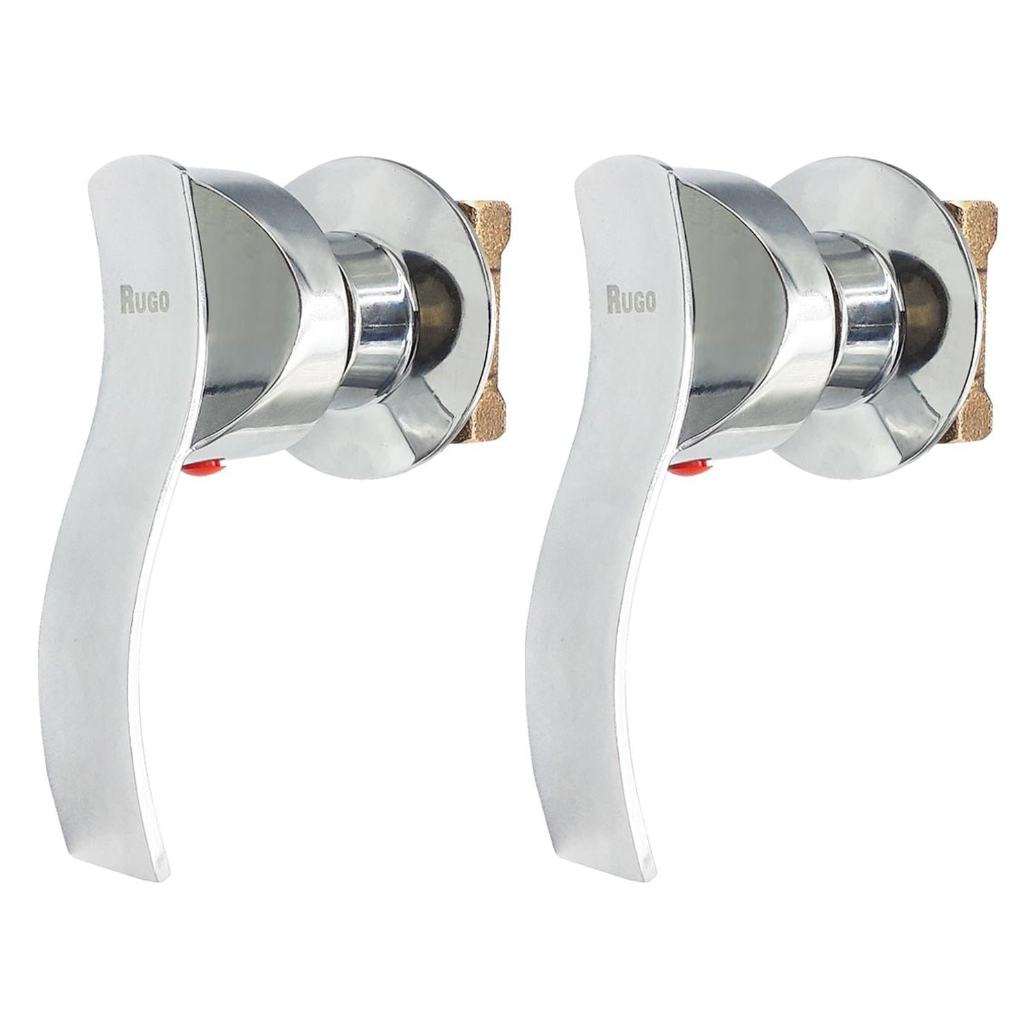 Juego Llave de Empotrar Para Regadera Metalico Maneral Palanca Chapeton ...