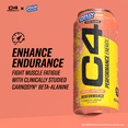C4 Energy Performance Drink, Jolly Rancher Peach Flavor, 16oz Cans, 12 ...