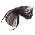 3D Natural Human Hair Bangs Clip-in Extensions - Seamless Design for ...
