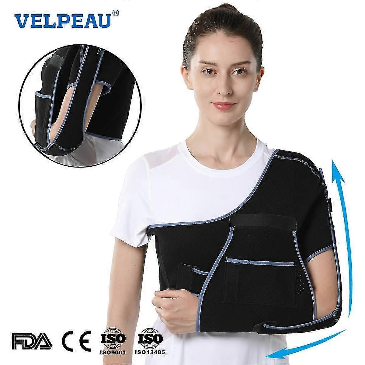 suitable for VELPEAU Shoulder Sling Brace For Rotator Cuff Break, Arm ...