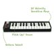 Pyle PMIDIKB10 - Compact MIDI Keyboard - USB Digital Piano Controller ...