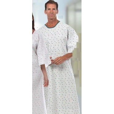 Hospital Gowns - Wholesale Medical Patient Open Back Adult Gowns (3 ...