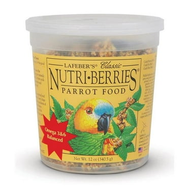 Lafeber Nutri-Berries Classic Parrot Bird Food, 10 Oz - Walmart.com