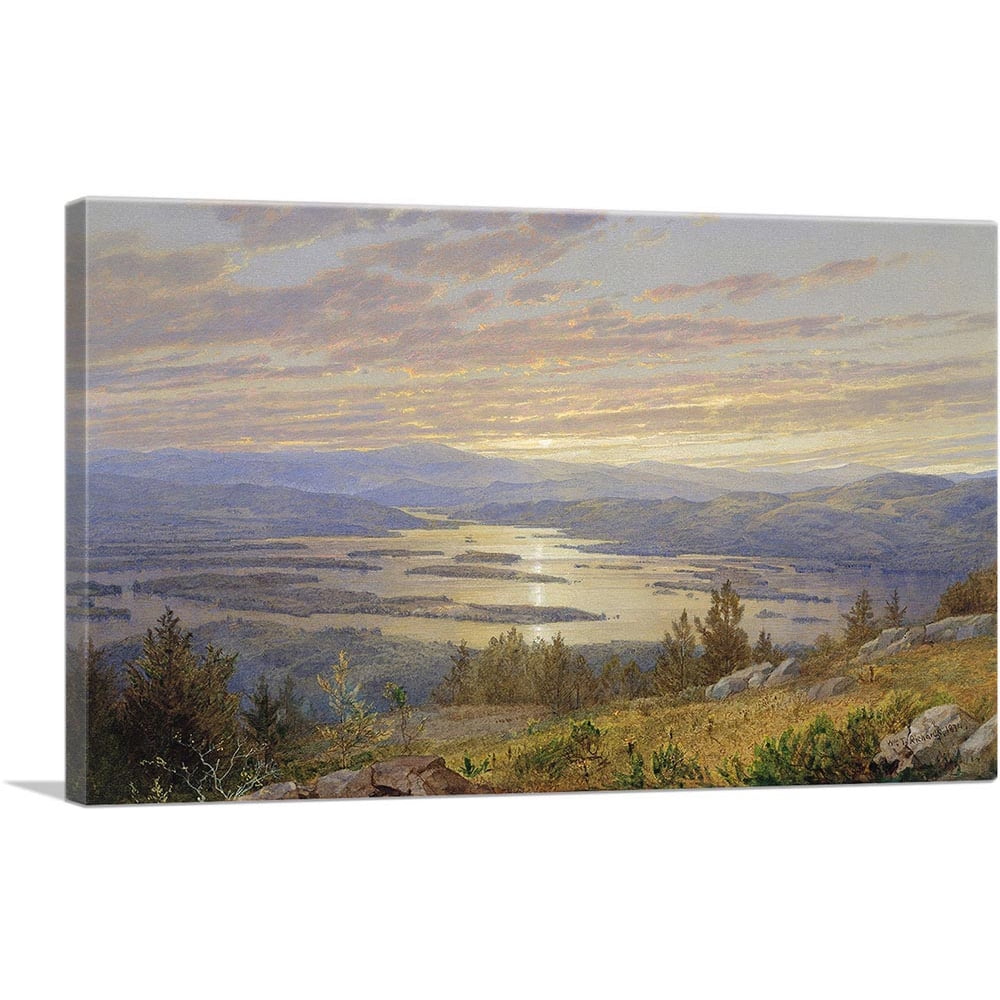 ARTCANVAS Lake Squam From Red Hill 1874 Canvas Art Print by William ...
