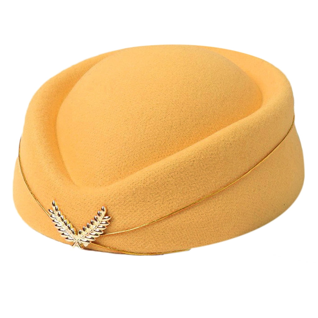 Stewardess Hat Beret Hat Women Air Hostesses Hat Party Formal Uniform ...
