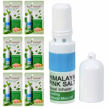 Nevlers Ceramic Salt Inhaler with Pure Himalayan Pink Salt | Asthma and ...