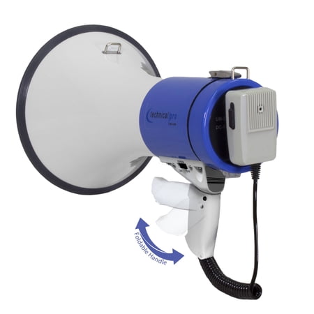 Technical Pro Megaphone with Siren - Walmart.com
