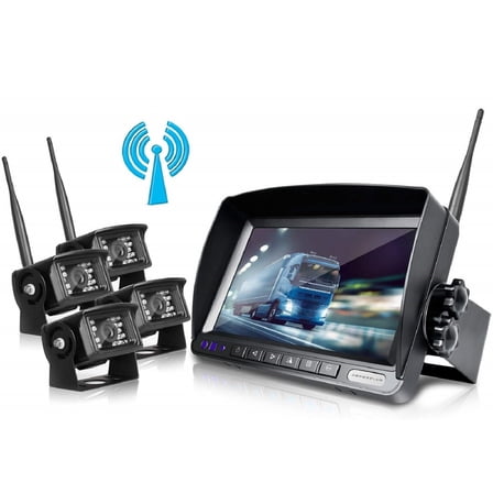"EchoMaster Car Driving Dash Cam System - 9.3"" Touchscreen HD DVR Rear ...