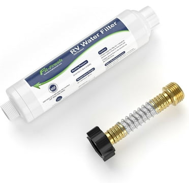 RV Inline Marine Water Filter, Reduces Chlorine, Bad Taste&Odor for RVs ...
