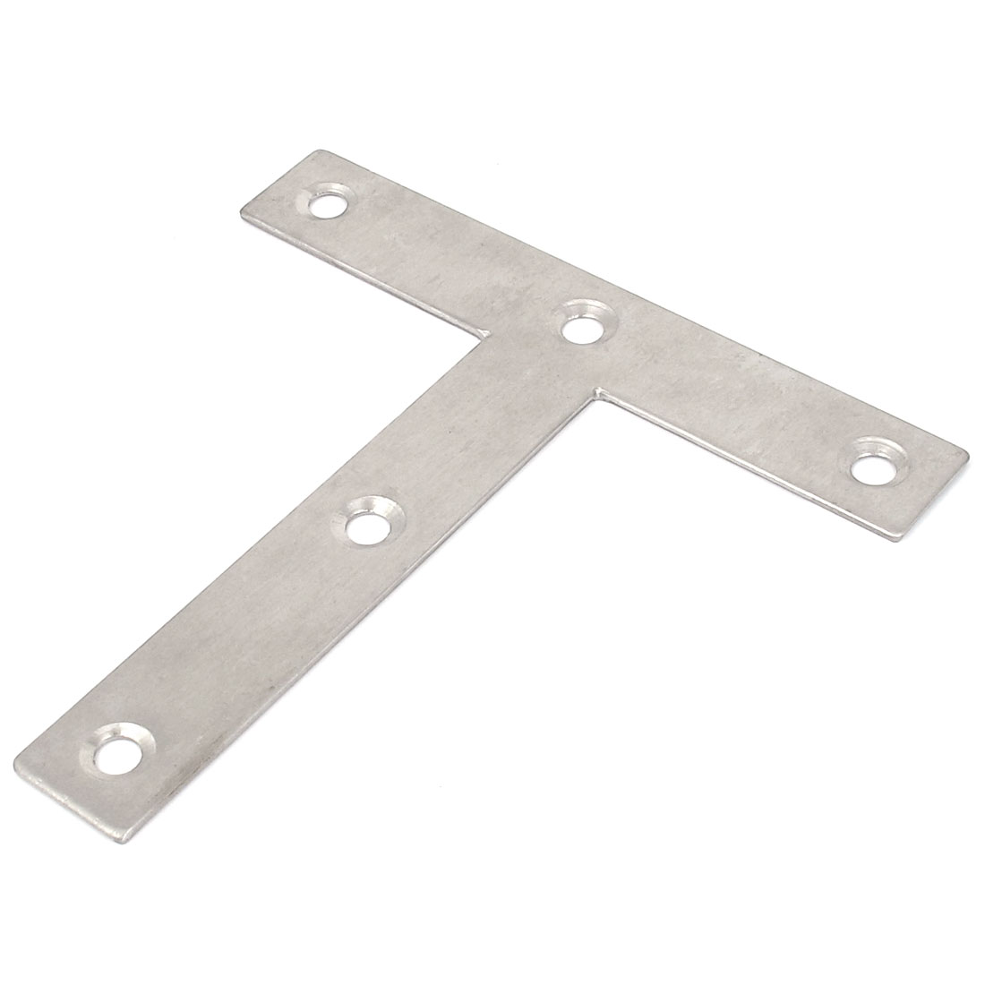 120mmx120mm Corner Brace Flat T Shape Plate Angle Bracket Silver Tone ...