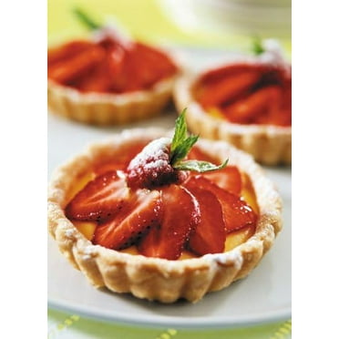 Gobel Round Medium Loose Removable Bottom Fluted Tart Flan Pan 11-7/8" x 1-1/2" High - Walmart.com