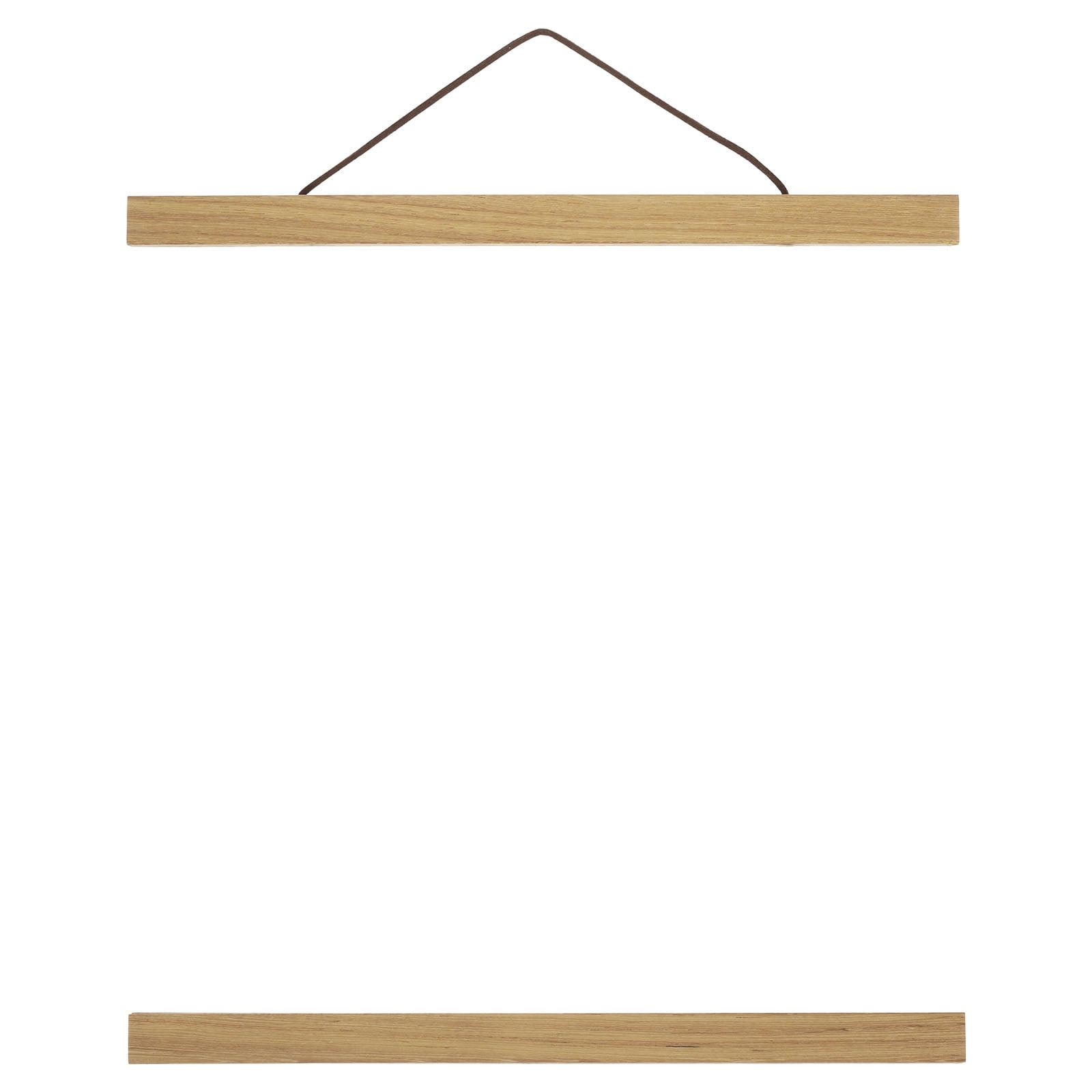 Uxcell Magnetic Poster Hanger Frame, 12 Inch Wood Hangers Magnet ...