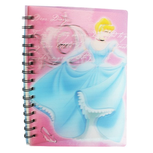 Disney Princess Cinderella Notebook - Dancing Hologram Spiral Journal ...