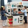 Step2 Great Gourmet Tan and White Plastic Kid Kitchen Playset includes ...