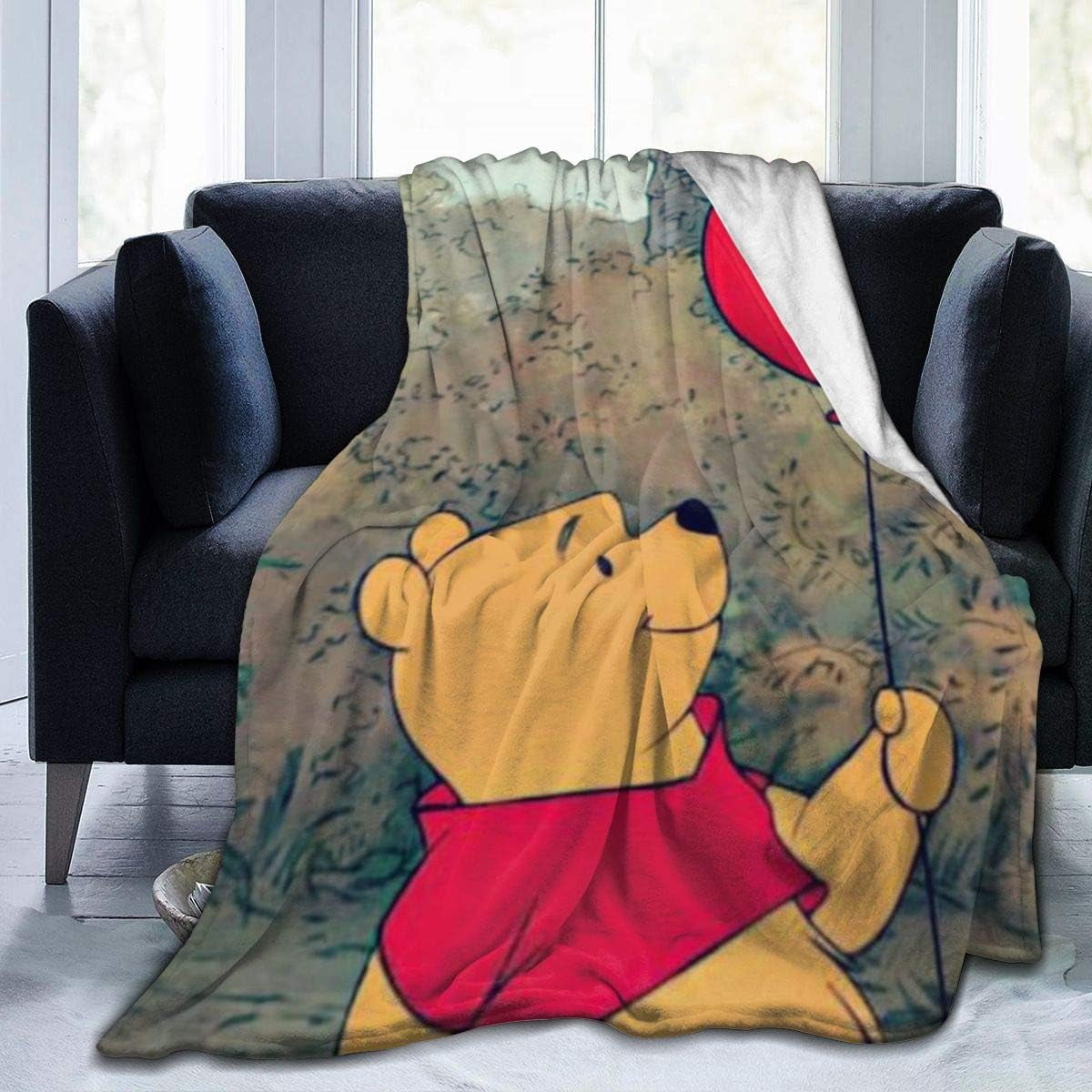 Click here for Kljhyu Winnie The Pooh Blanket Oversized Warm Adul... prices