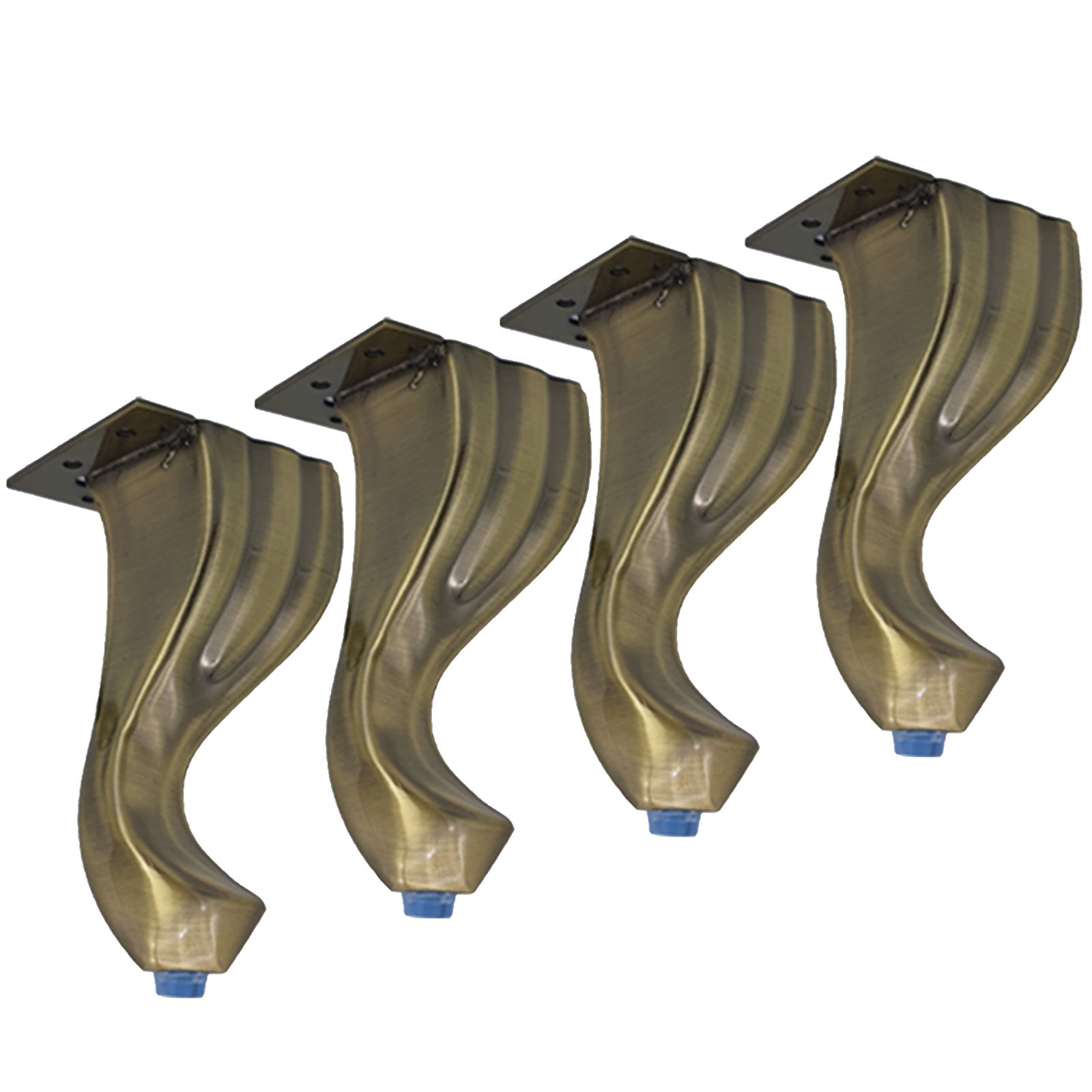 Antique Metal Furniture Legs, Set Of 4 European Style Heavy Duty ...