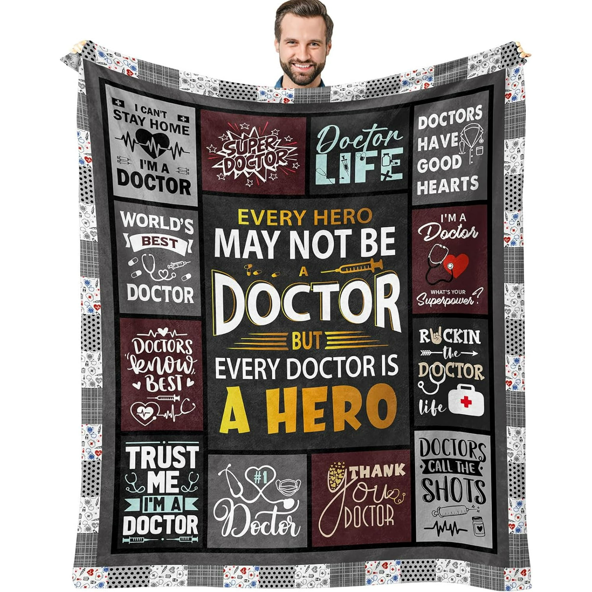 Click here for Mejfjsdjjkkk Doctor Gifts Blanket (Grey-Doctor  60... prices