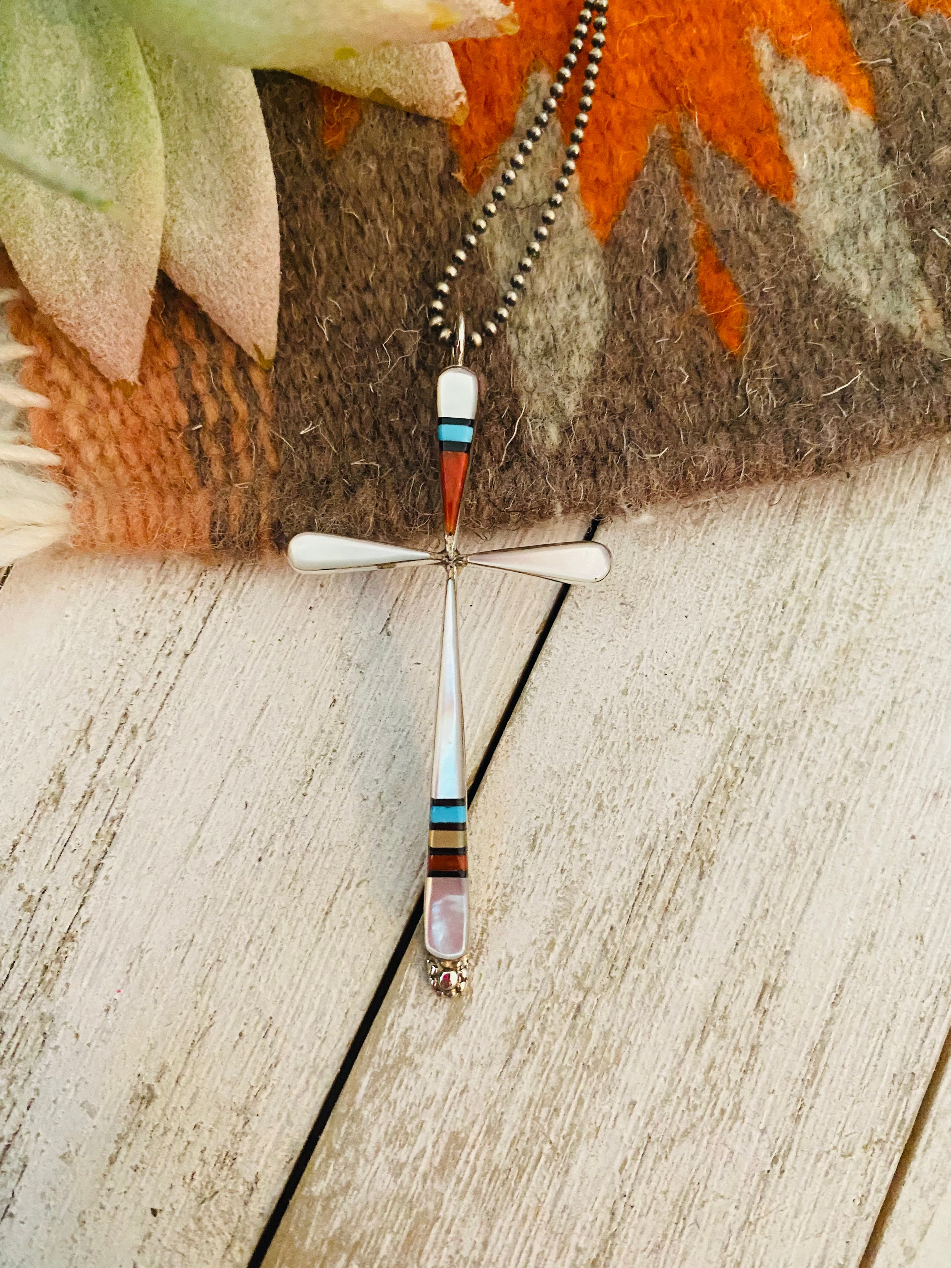 Native American Cross Pendant