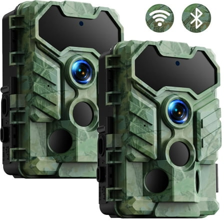 CAMPARK Solar Trail Camera 85MP 4K 2200mAh Built-in Lithium Battery ...