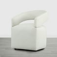 Spruce & Spring Upholstered Dining Chair with Open Back and Hidden ...