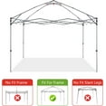 ABCCANOPY Replacement Canopy Top for Easy Pop up Canopy Tent 10x10 ...