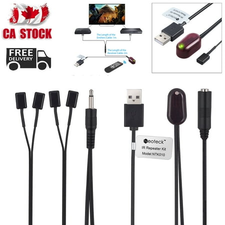 Remote Control USB Adapter IR Extender Infrared IR Repeater 1 Receiver ...