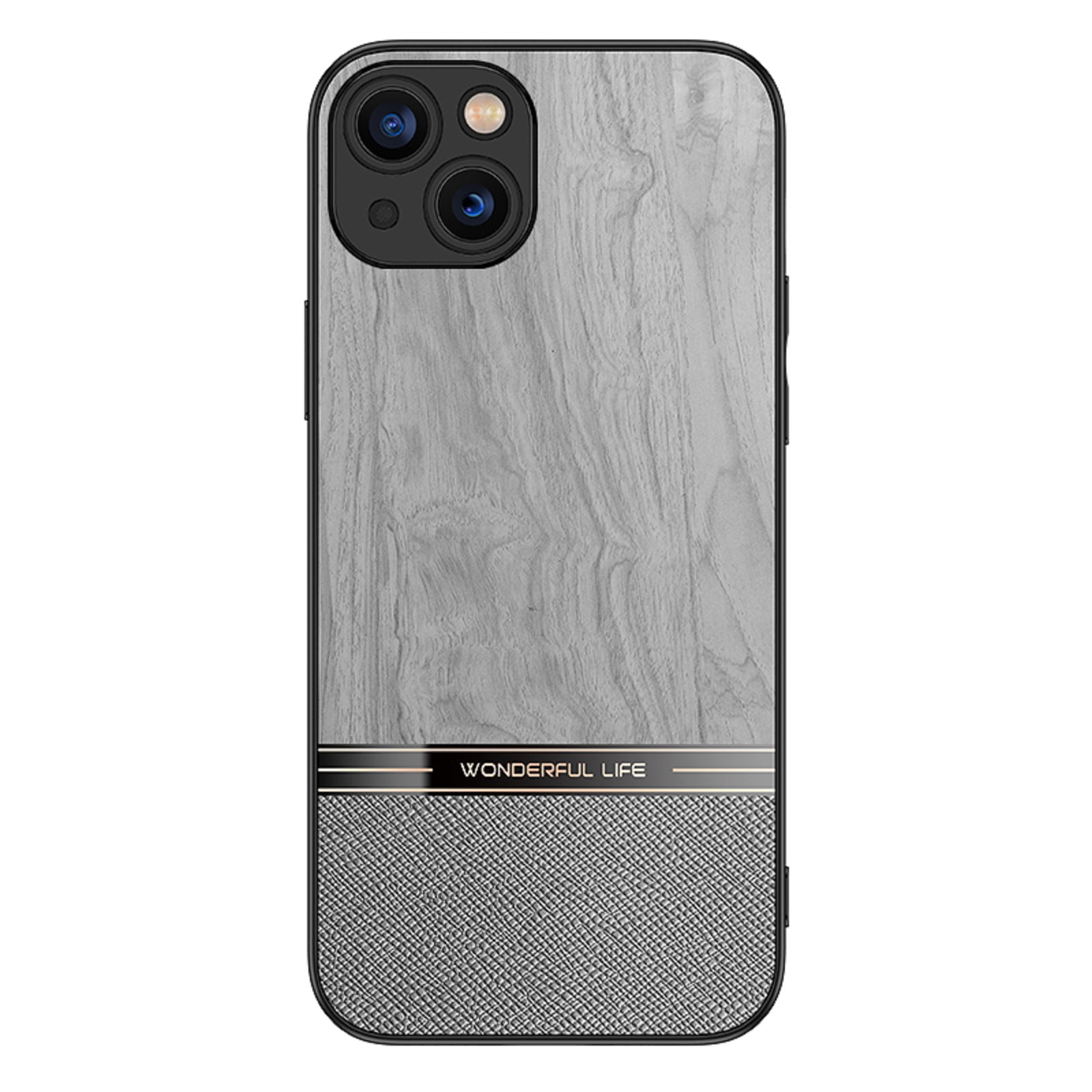 TECH CIRCLE Case for iPhone 13 Faux Wood Pattern Slim Thin Lightweight ...