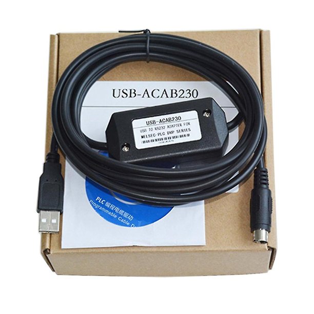 Usb-acab230 For Delta Dvp Plc Programming Cable Usb-dvp Programming ...