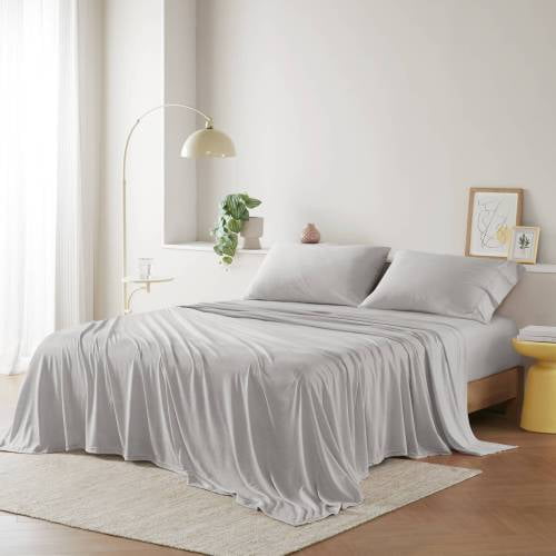 Click here for Unbranded All Season Sheet Set Twin Xl Grey prices