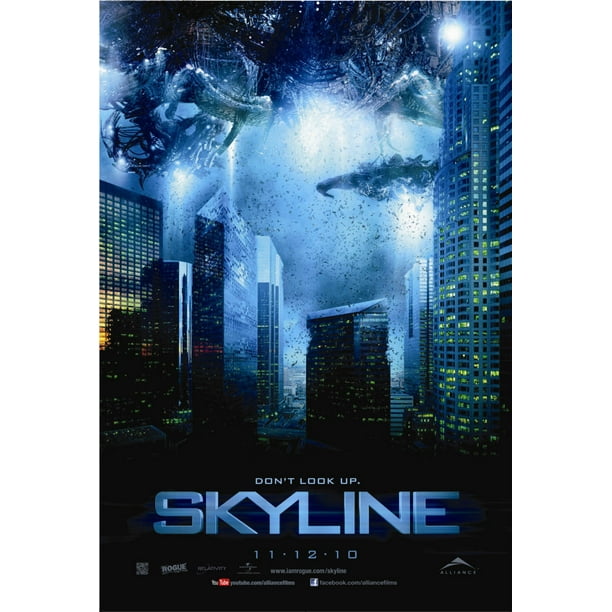 Skyline Movie Poster Print Entertainment Decor Art Poster 24x36 ...