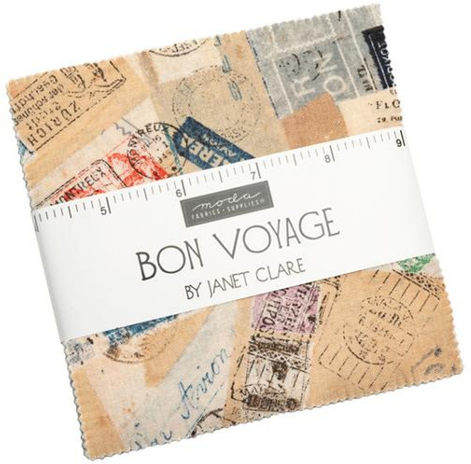 Bon Voyage Charm Pack by Janet Clare; 42 - 5" Precut Fabric Quilt Squares - Walmart.com