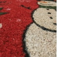 Kashi Home Holiday Snowman Coir Doormat, Outdoor Welcome Mat, 18"x28 ...