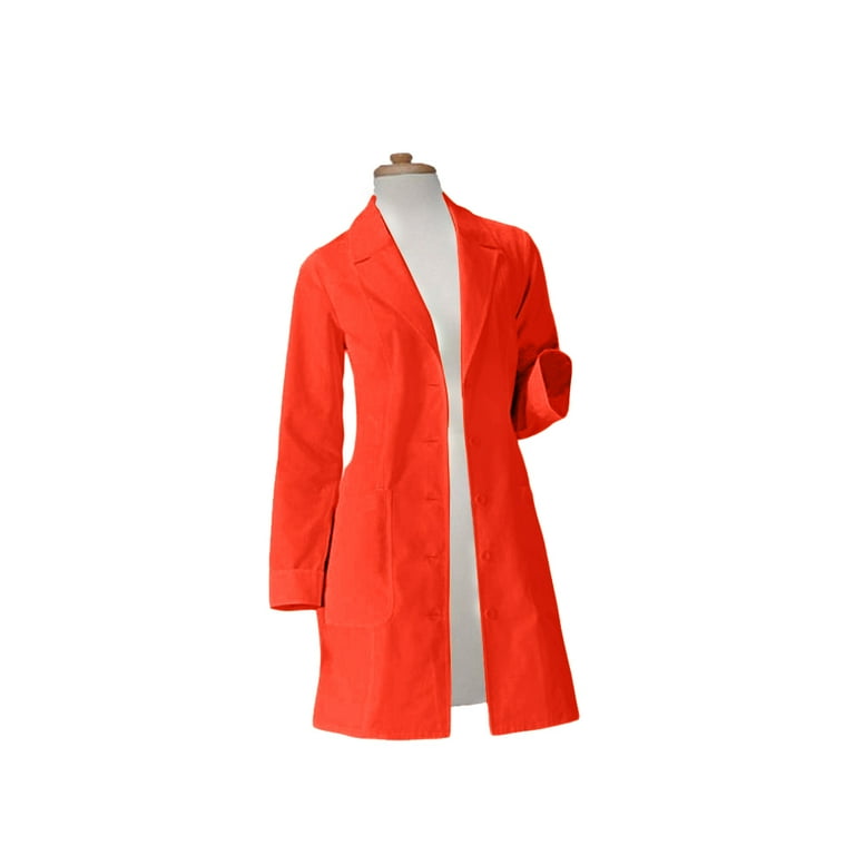 Red Lab Coats For Women